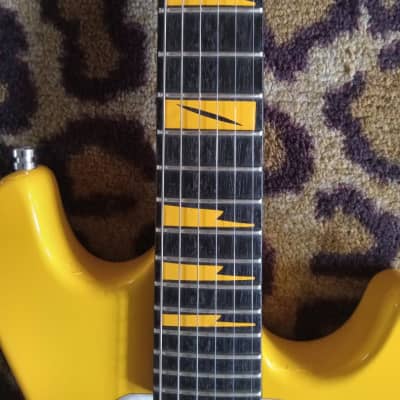 Synsonics Terminator 1980's - Yellow Electric Guitar | Reverb