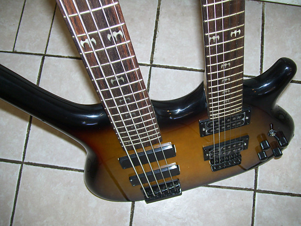 Double neck guitar and bass guitar, 6 and 5 string | Reverb España
