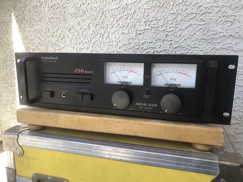 Radio Shack MPA 250 Fan Cooled 250 Watt Stereo Power | Reverb