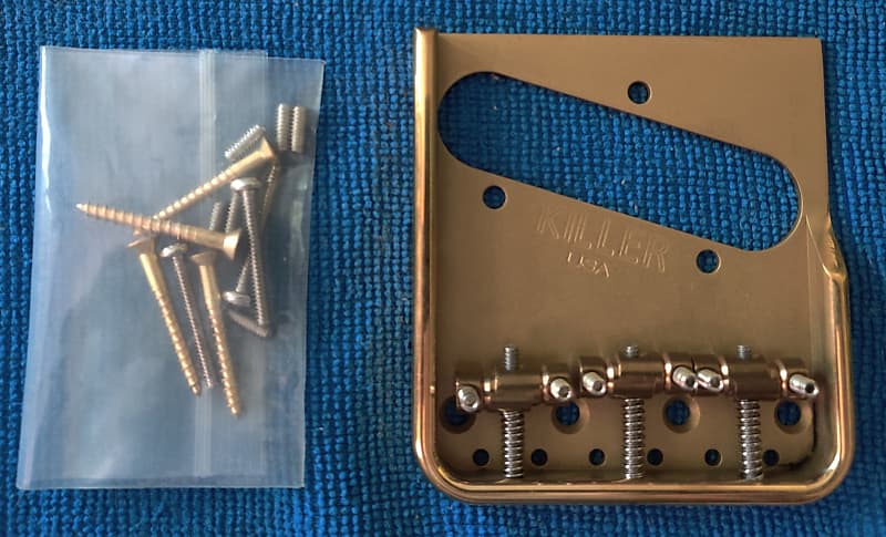 '10 KILLER....Tele Bridge (Brass) MINT | Reverb