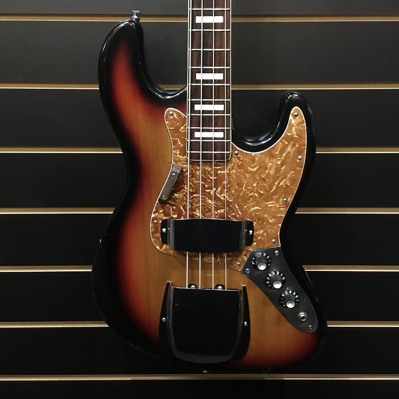 Satellite Jazz Bass 1970s - Sunburst | Reverb