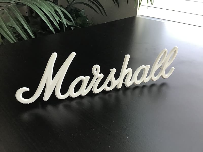 Marshall 11” Logo - White | Reverb