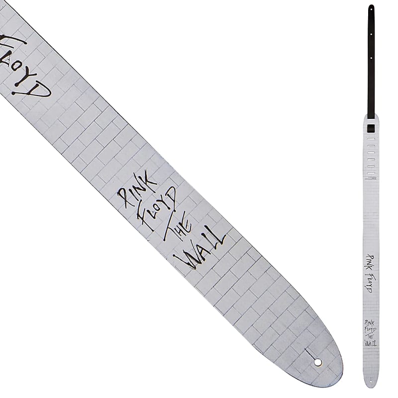 Perri's 2.5" Leather Guitar Strap ~ Pink Floyd The Wall | Reverb
