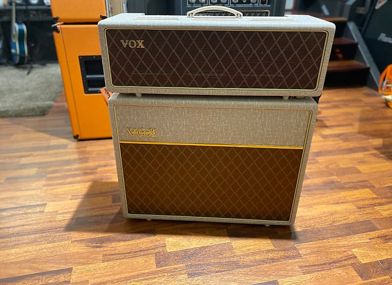 Vox Hand Wired AC 30 Stack Head & 2x12” Blue Alnico | Reverb Canada