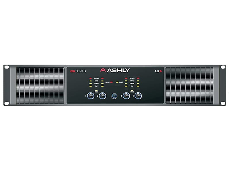 Ashly CA-504 4-Channel Power Amplifier, 4x500W at 4 Ohm, 70V | Reverb
