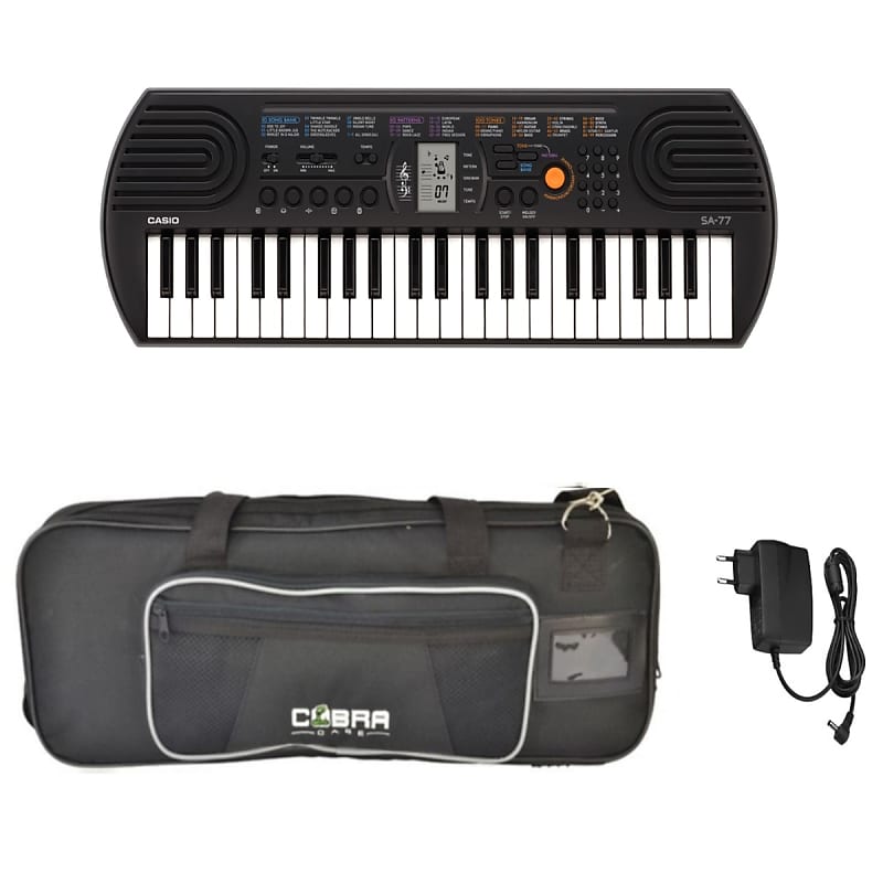 Tastiera Casio SA-77 Super Kit con alimentatore e custodia | Reverb