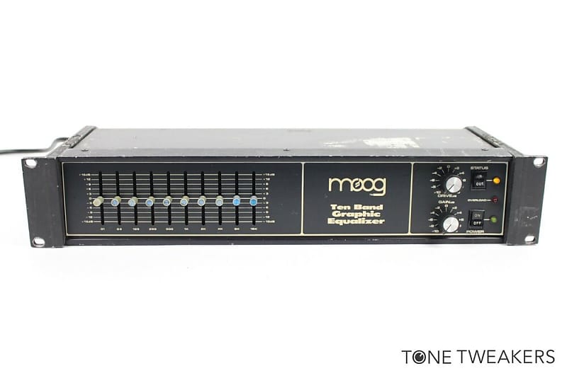 MOOG TEN BAND EQ Equalizer Ten Rackmount synthesizer modular | Reverb
