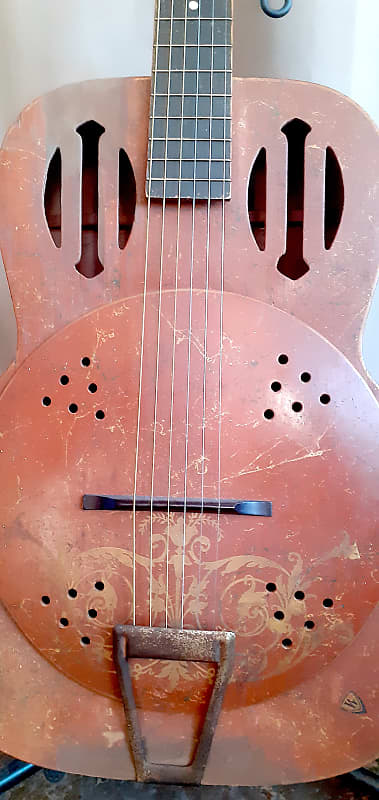 Del Oro guitare acoustique 1949 USA façons résonateur, Dobro | Reverb