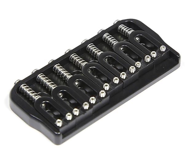 Hipshot 7 String Fixed Guitar Bridge Black | Reverb