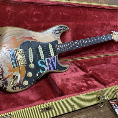 SRV Number One #1 Relic Strat Replica - Custom Licensed & | Reverb