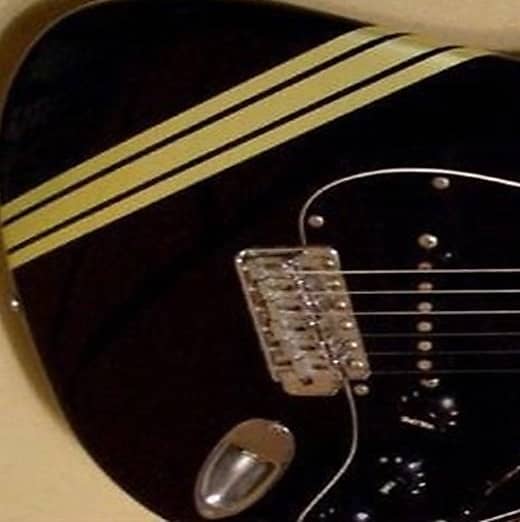 Racing Stripes Gold Sticker Vinyl Guitar & Bass | Reverb