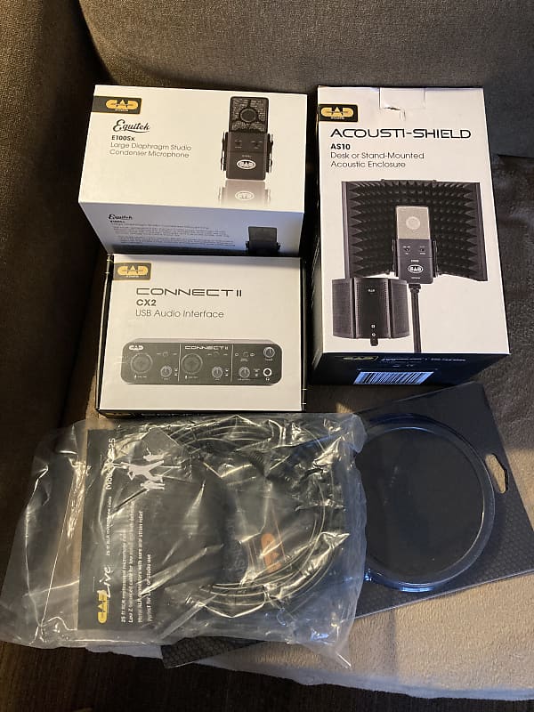 CAD Audio Equitek E100SP Studio Pack with E100Sx Microphone, | Reverb