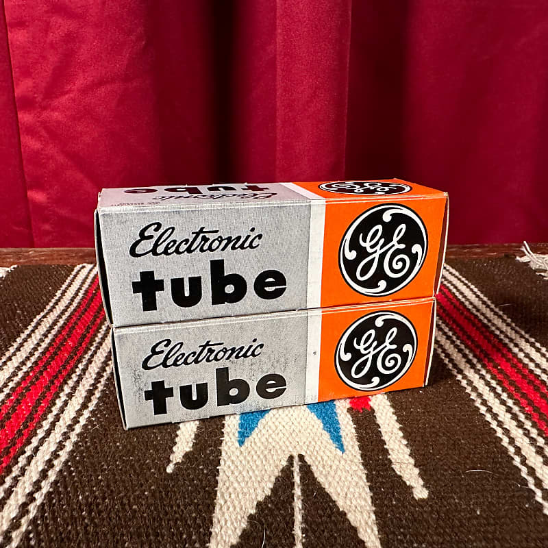 Vintage General Electric 6L6GC Amplifier Power Tubes Duet | Reverb UK