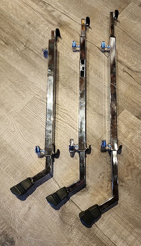 Used Pearl Multi Fit Bass Legs Chrome (set of 3) | Reverb