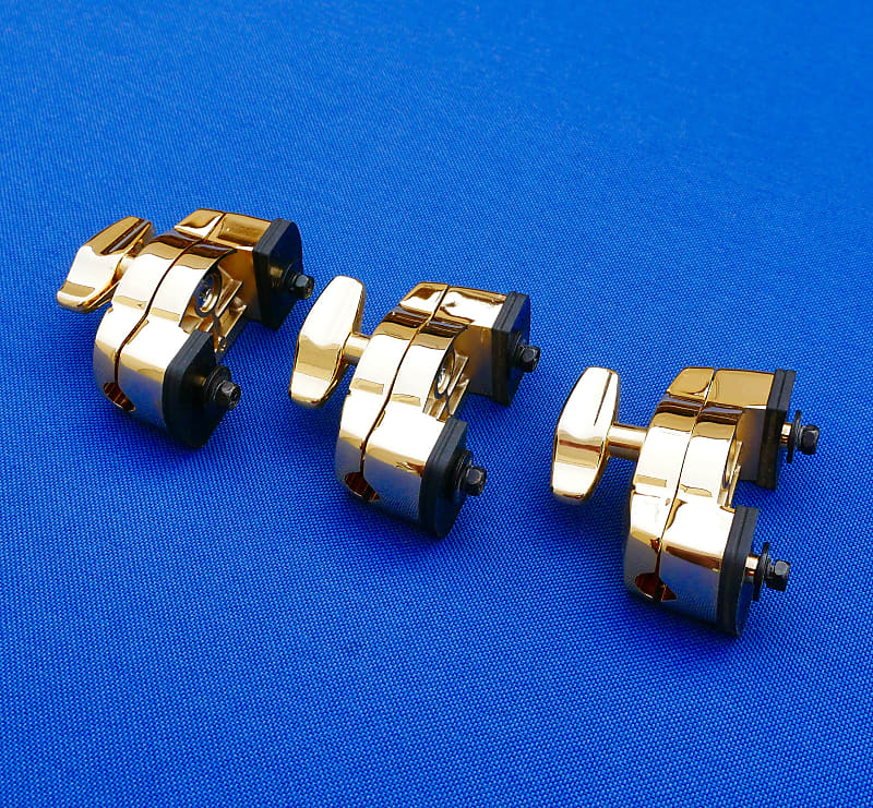 Pearl LB-200 Floor Tom Brackets GOLD Pack Of 3 EXC | Reverb