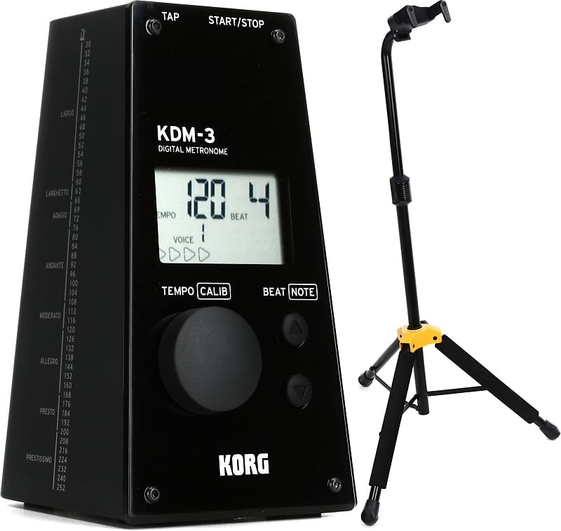 Korg KDM-3 Digital Metronome - Black Bundle with Hercules | Reverb