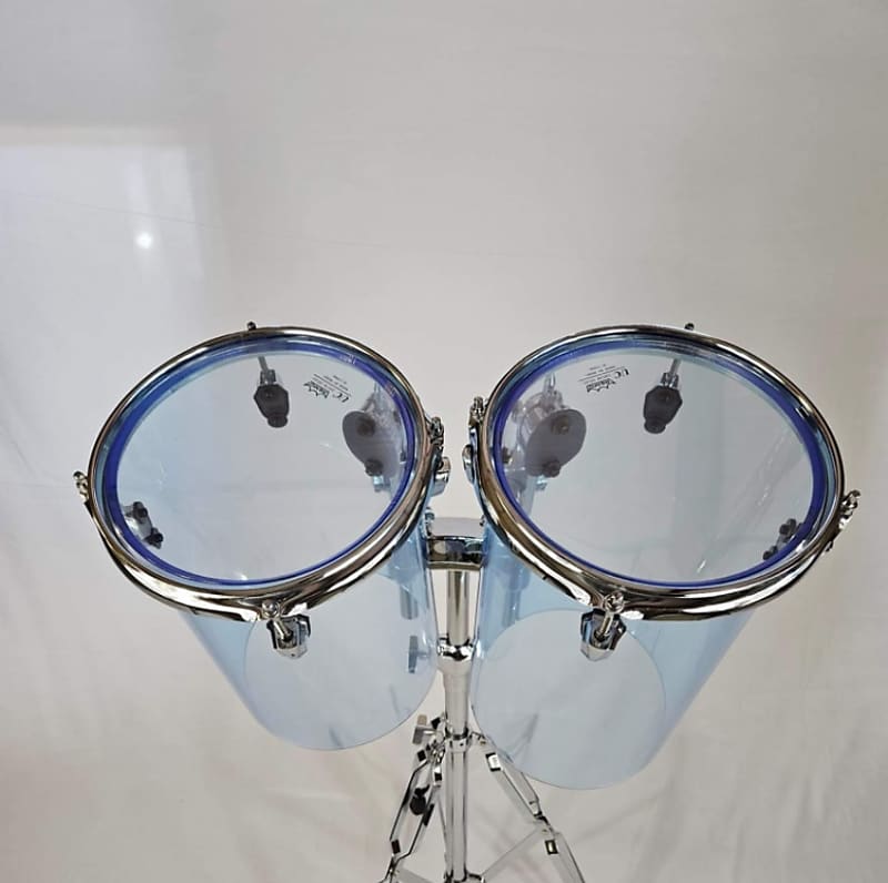 Octobans RL Drums RL8-1214-TB 2023 - Transparent Blue Acrylic | Reverb