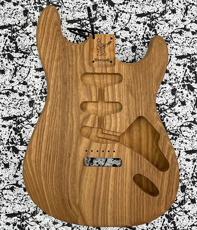Warmoth Stratocaster Body - Roasted Ash | Reverb