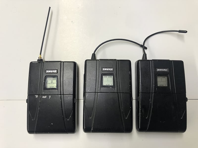 Shure U1 UA Transmitter Body Packs 782-806 MHz - Lot of Three | Reverb