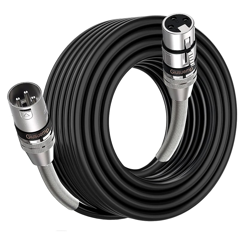 XLR to XLR Microphone Cable 10ft, Premium Male to Female XLR | Reverb