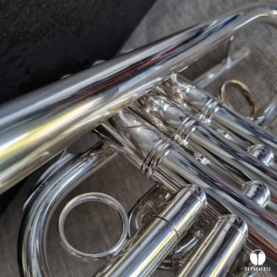 Vincent Bach Stradivarius 37 cornet case mouthpiece 7c | Reverb