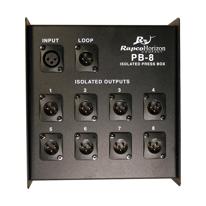 Pro Co Sound PB-8 8-Channel Table Top Press Box | Reverb