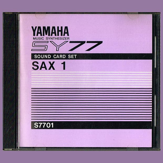 Yamaha SY77 - Sax-1 Sound Card Set # S7701 | Reverb