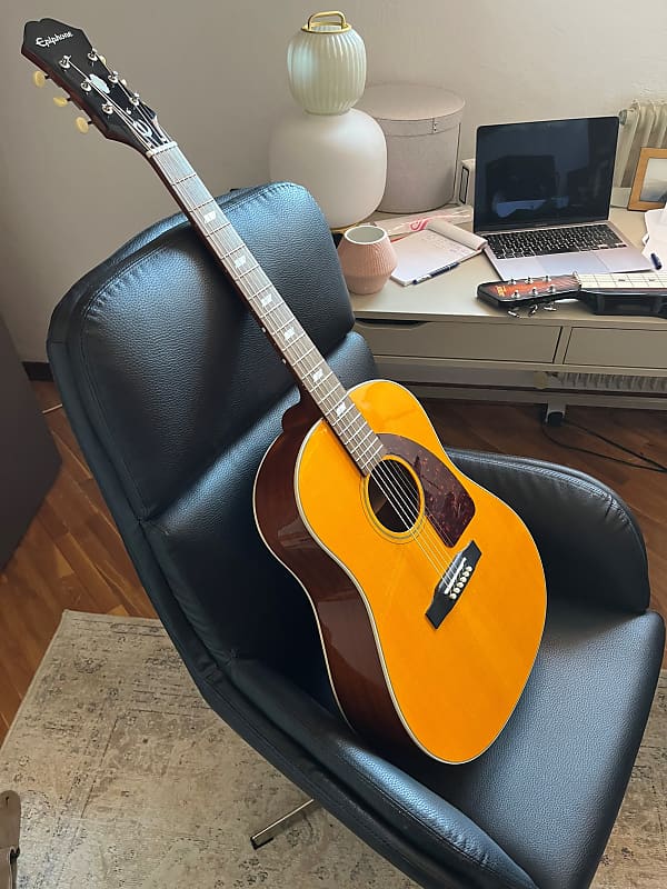 Epiphone Masterbilt Texan 2020 - Present - Antique Natural | Reverb