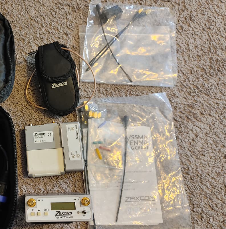 Zaxcom RX900 and TRX900 set BLK 20 | Reverb