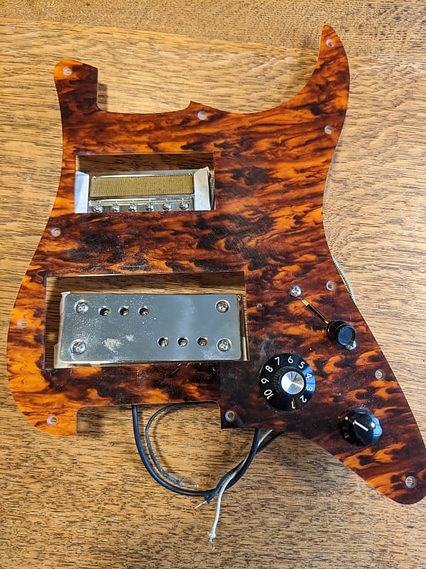 Preloaded Coodercaster pickguard - Mojo Pickups "GTone" Gold | Reverb