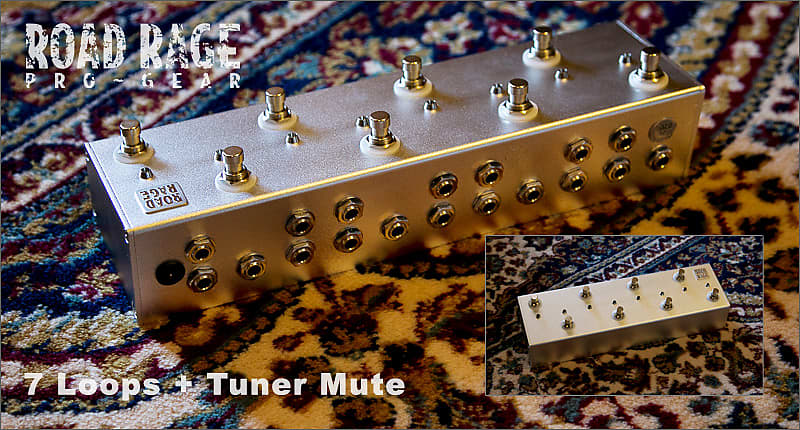 Road Rage 7 Loop + Tuner Mute Staggered Angled Style True | Reverb