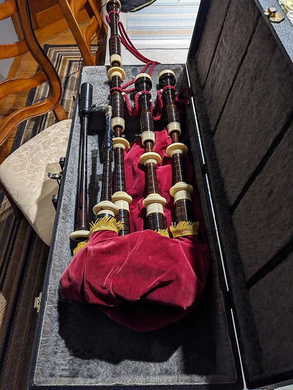 Sinclair Blackwood Highland Bagpipes Mid 1990's | Reverb