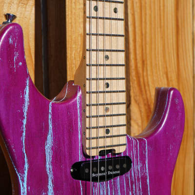 ESP Custom Shop Snapper AS-BR Driftwood Indigo Purple w/Blue | Reverb