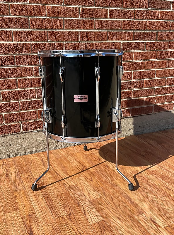 Yamaha 16x16 Recording Custom Floor Tom Piano Black | Reverb
