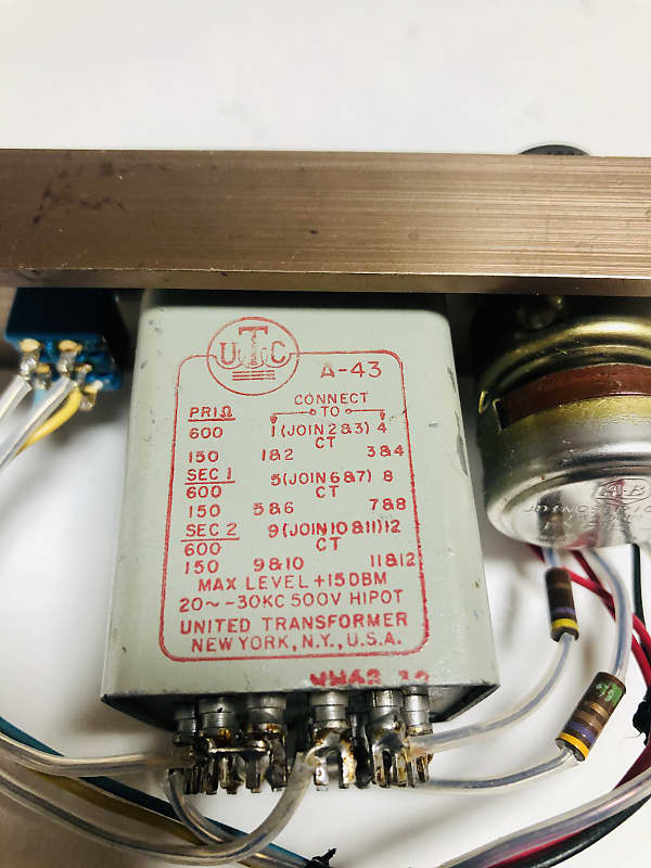 UTC A-43 transformer Vintage transformer UTC A-43 | Reverb