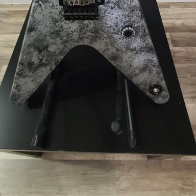 Dean ML Shadow ML, modified, hotrod ML, Floyd Rose, concrete | Reverb