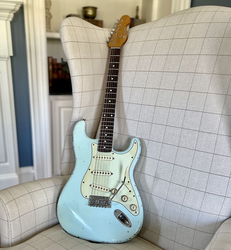 K-Line Springfield Relic, Aged Sonic Blue | Reverb