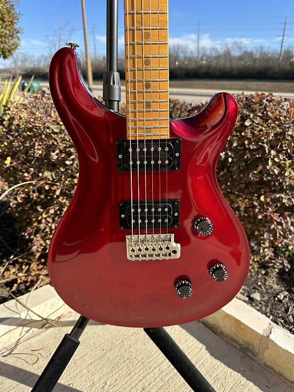 PRS CE 24 Alder 1990 - Dark Metallic Red | Reverb
