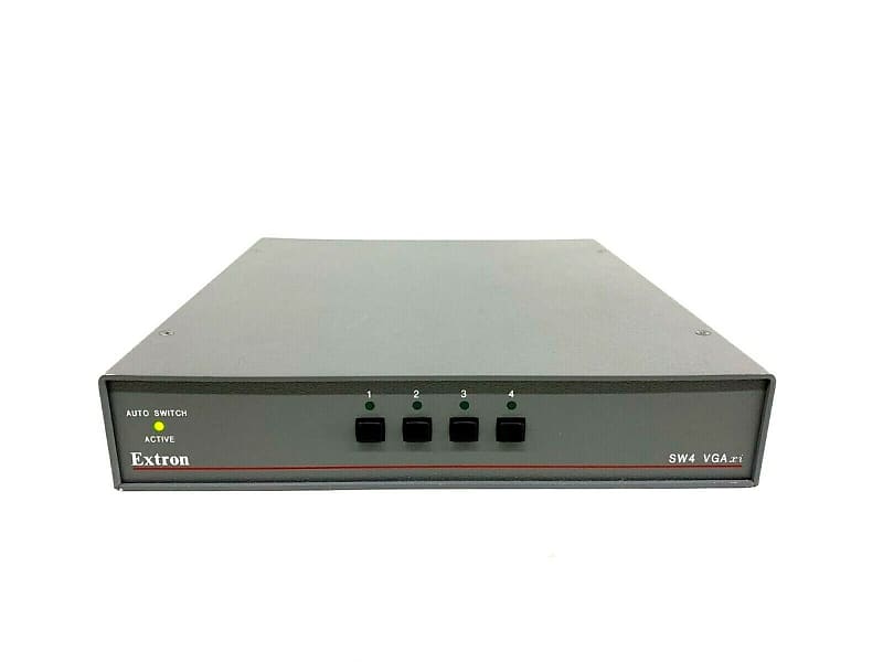EXTRON SW4 VGA XI SWITCHER W/POWER SUPPLY #5973 (ONE) | Reverb