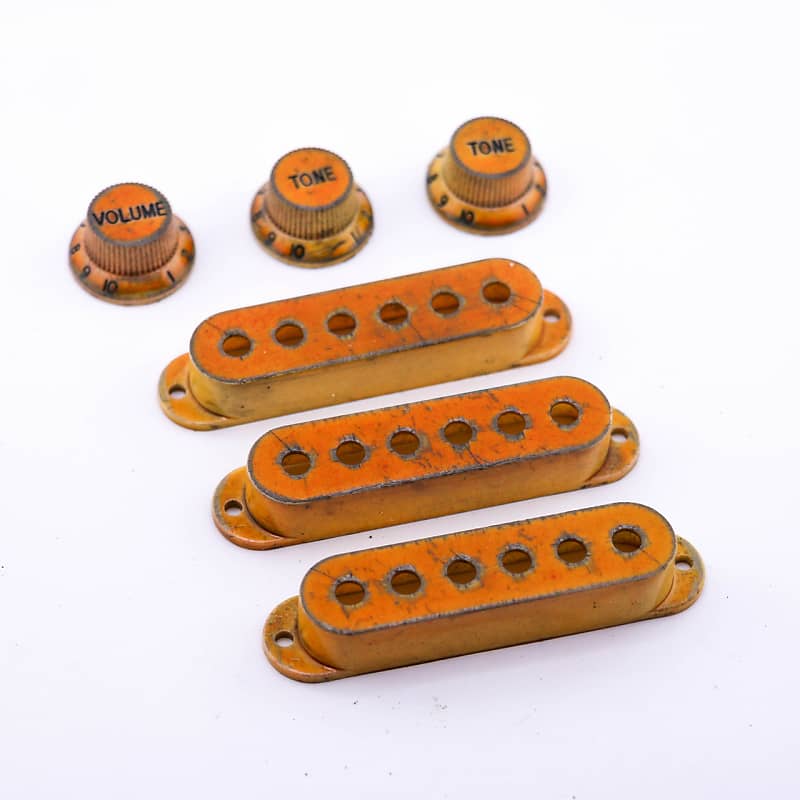 AGP ™ Relic Stratocaster ® Pickups Covers *52/52/52mm Pole | Reverb