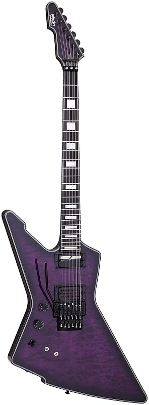 Schecter E-1 FR S LH Trans Purple Burst | Reverb