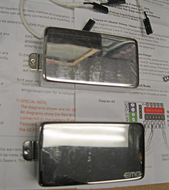 EMG 81/85 Chrome Pickup Set | Reverb