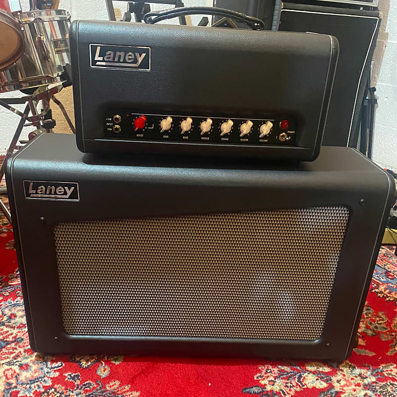 Laney Cub Super Top Tube Amp with Cub Super 2x12 Cab | Reverb