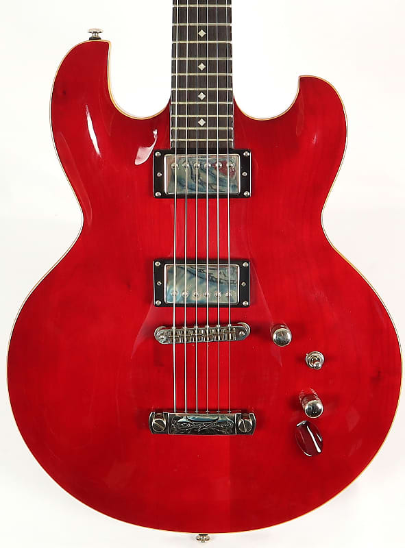 DBZ Imperial Trans Red Electric Guitar Diamond Dean B | Reverb