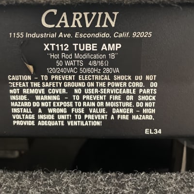 Carvin XT112 1990s | Reverb