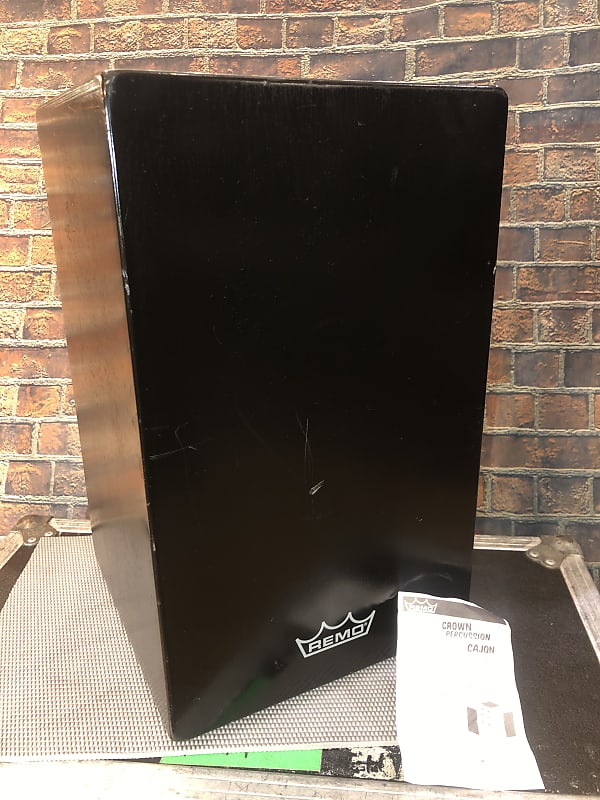 Remo Crown Percussion Cajon(CR-P620-70) Black | Reverb