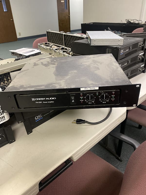Crest Audio FA1201 1000-Watt Power Amplifier 1990s - Black | Reverb