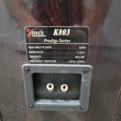 Kirsch K803 3 Way Standing Speakers w/ Radiator Dual Woofer | Reverb