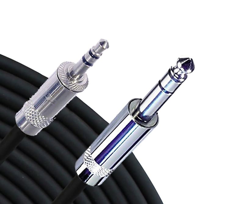Rapco Horizon MINI3-10N1S 10' 1/8" TRS-1/4" TRS Cable | Reverb