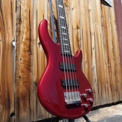 Dean USA Custom Shop Edge-5 Ruby Red 5-String Bass w/ Hard | Reverb
